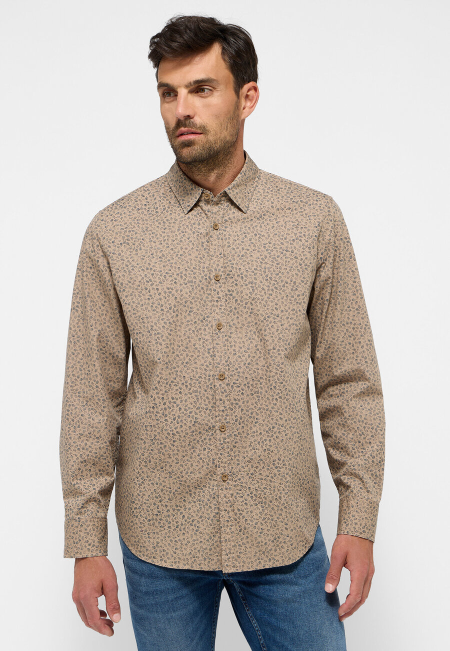 Męska Koszula MUSTANG Elmore Allover Print on Beige 1015906 12672 ...