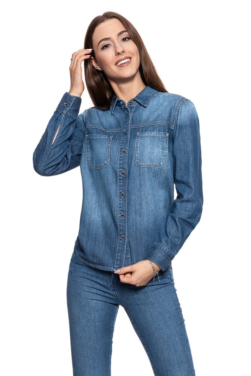 KOSZULA JEANSOWA DAMSKA MUSTANG Erin 1010060 5000 586 1010060 5000 586