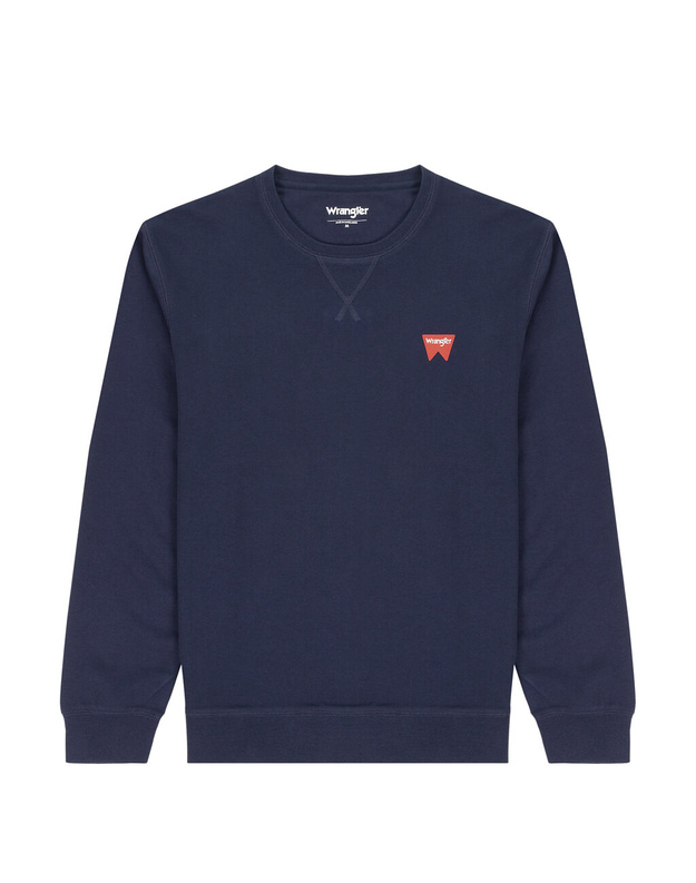 WRANGLER MĘSKA BLUZA SIGN OFF CREW REAL NAVY 112341200 W661018289 ...